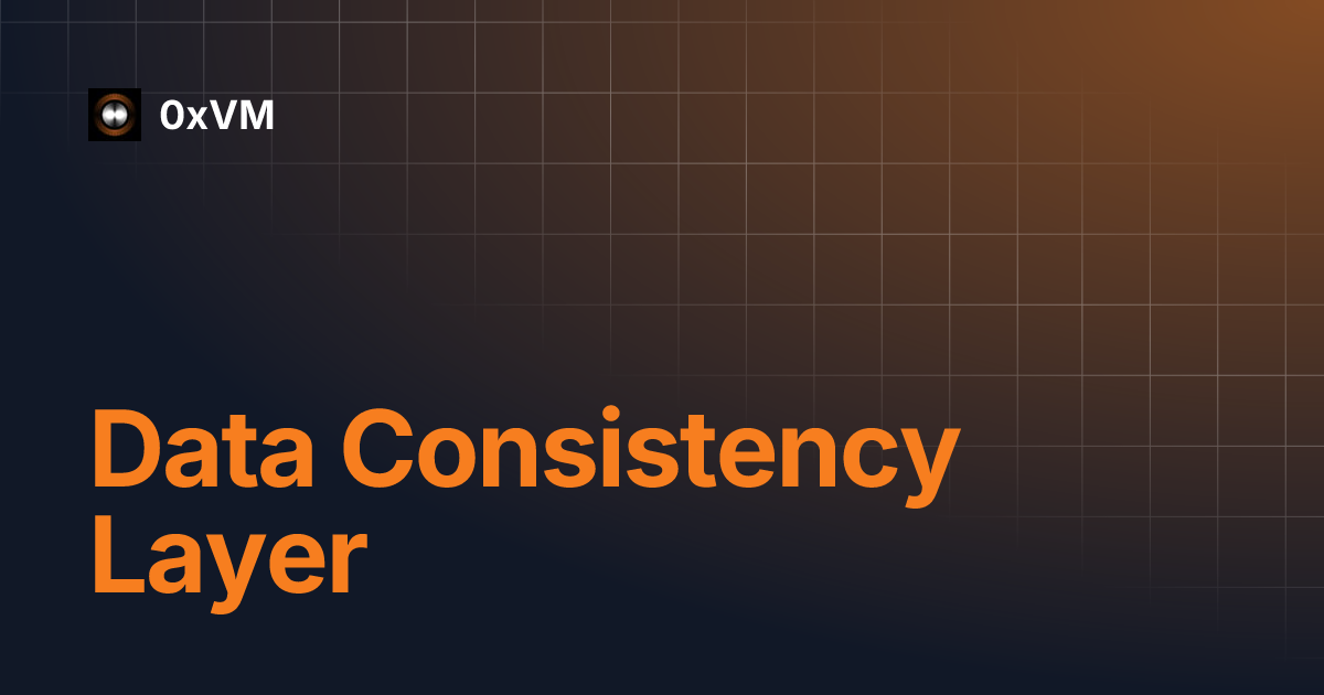 Data Consistency Layer | 0xVM