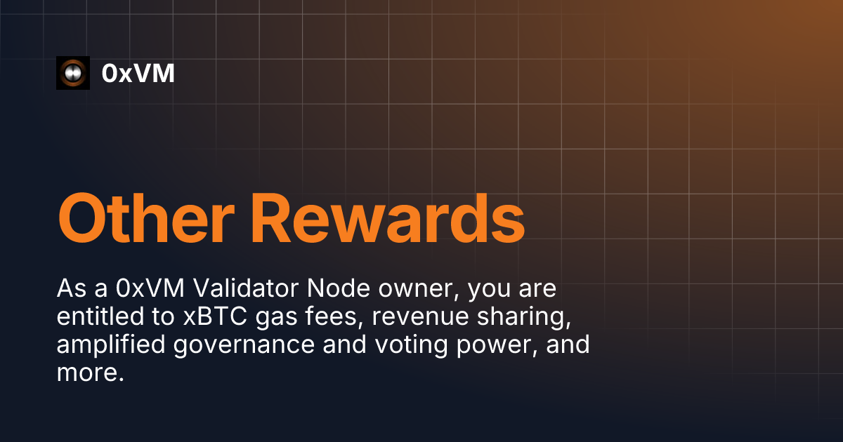 Other Rewards | 0xVM