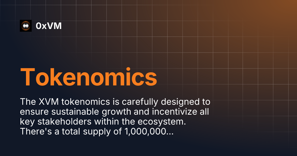 Tokenomics | 0xVM